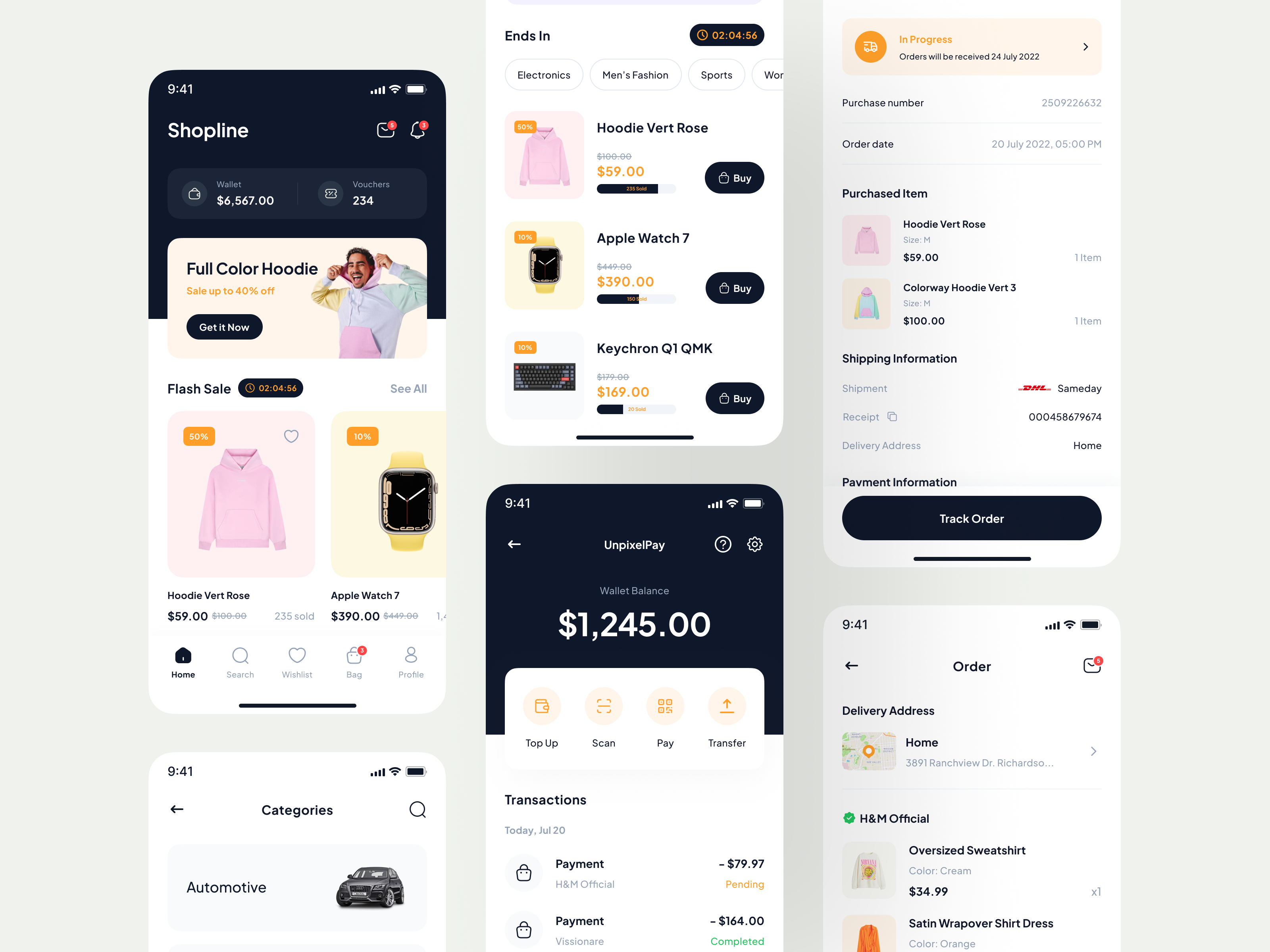 Shopline Marketplace App Ui Kit By Uxerflow Uiux On Dribbble 