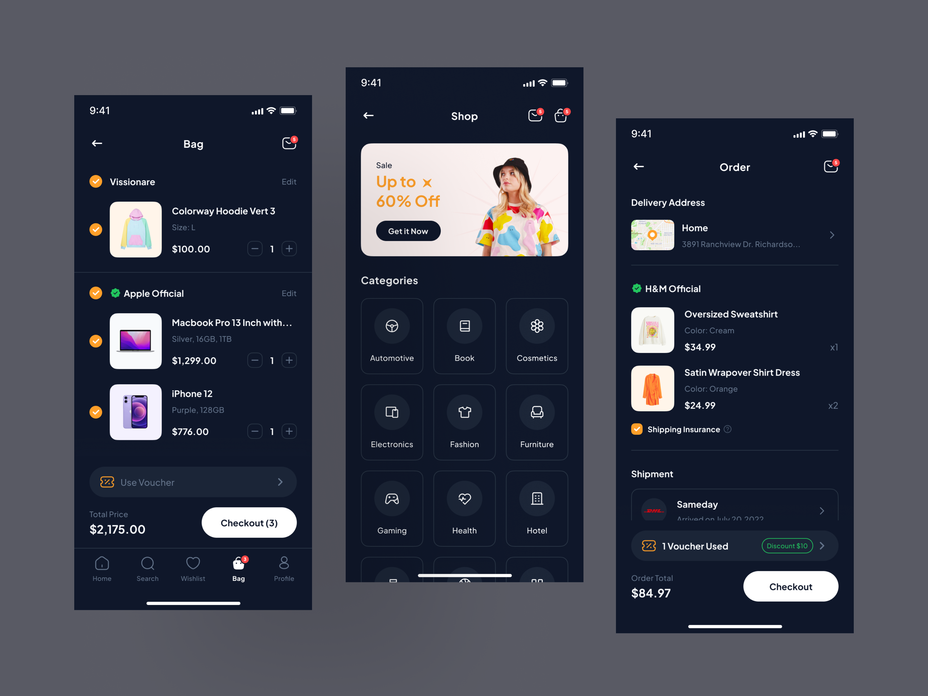 Shopline - Marketplace App UI Kit by Uxerflow UI/UX on Dribbble