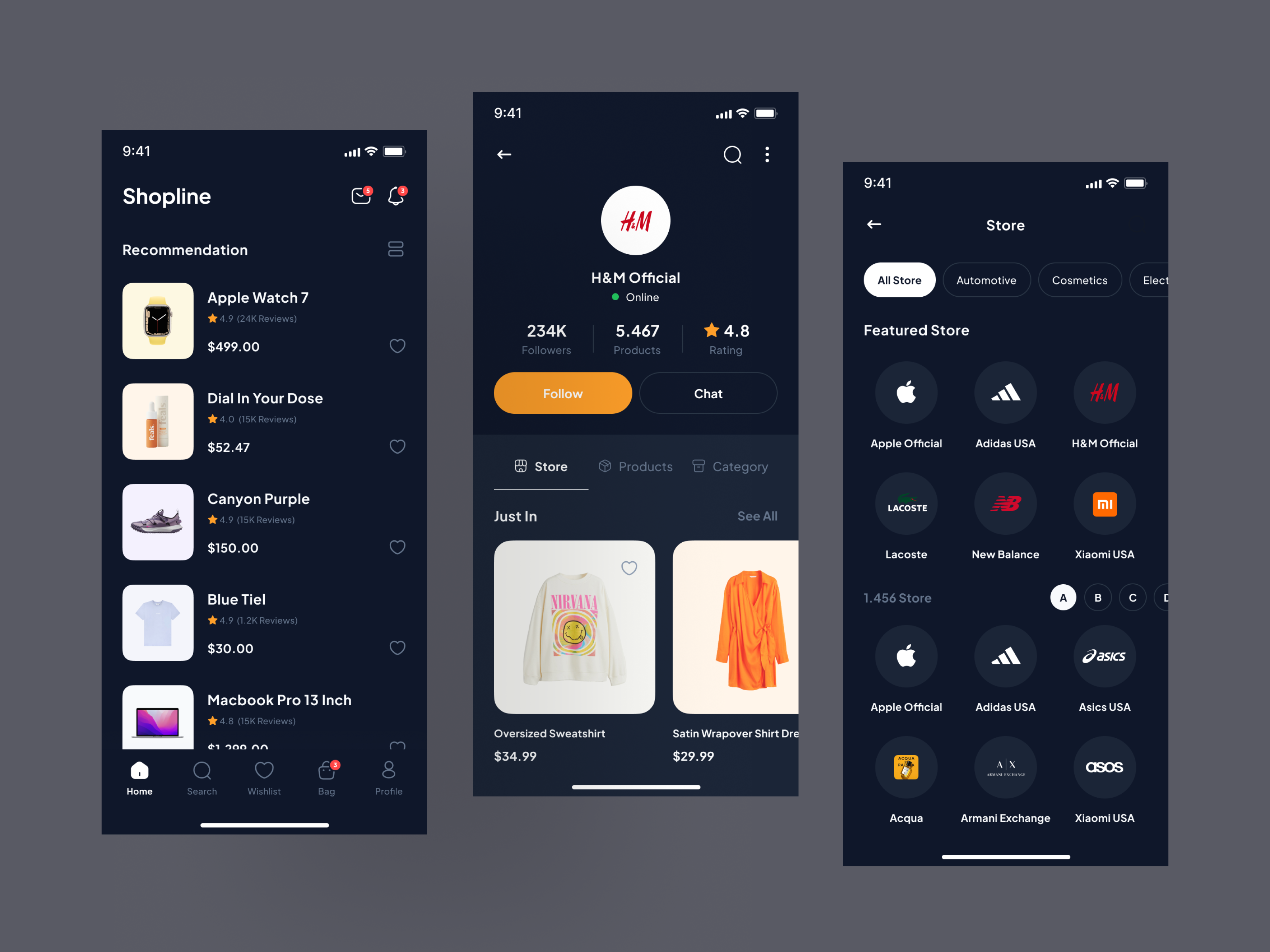 Shopline - Marketplace App UI Kit by Uxerflow UI/UX on Dribbble
