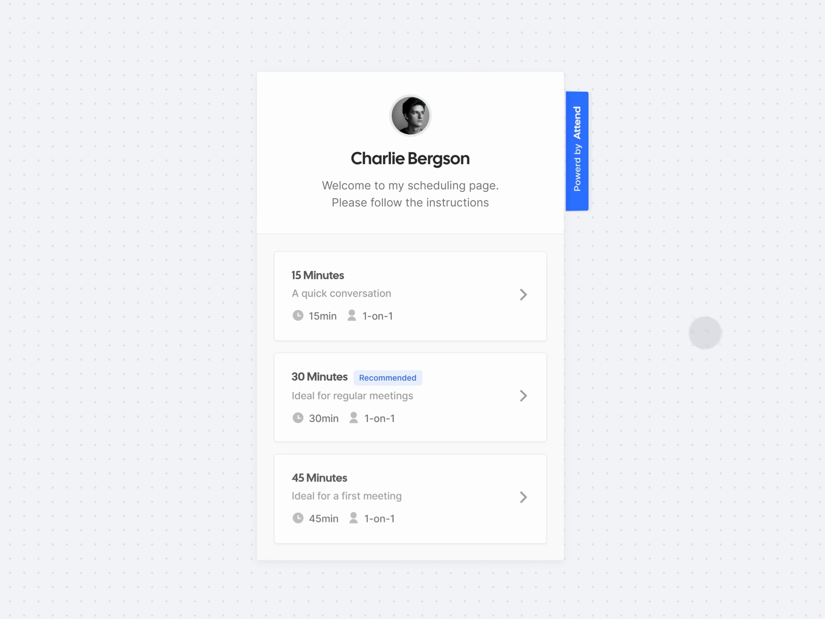 Attend — Scheduling platform by Tsuhorka on Dribbble
