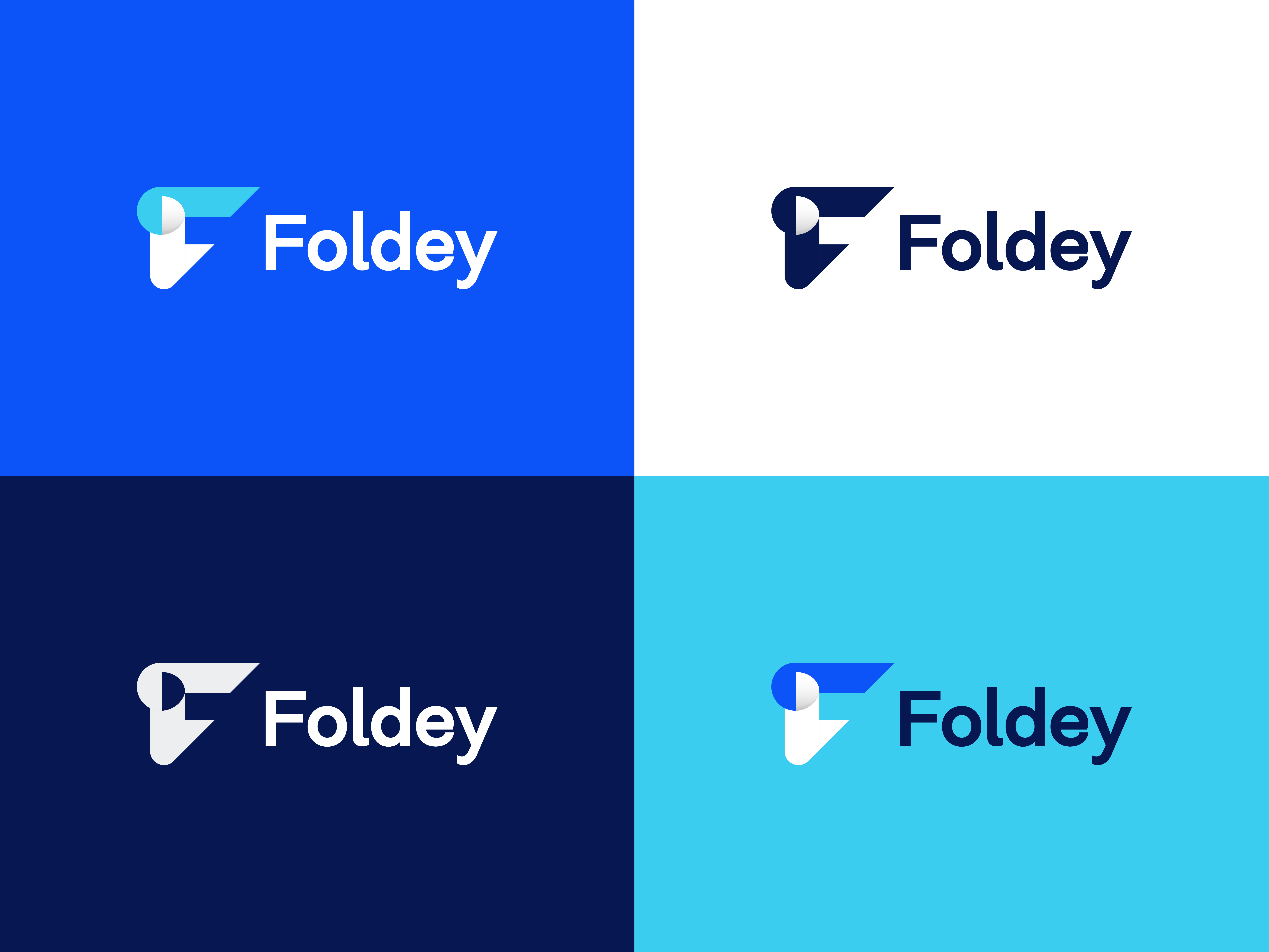 Foldey by Ashfuq Hridoy | Logo Designer on Dribbble