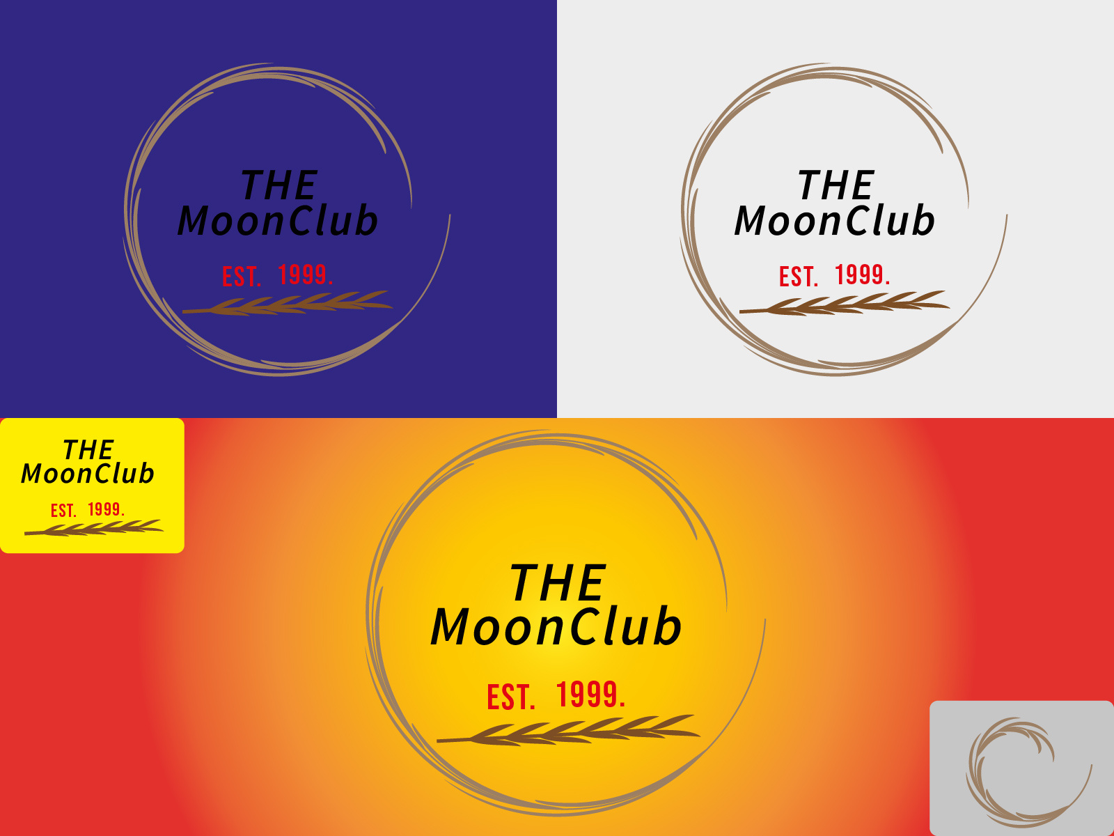 Moon Club logo ... by DACAKA STUDIO on Dribbble