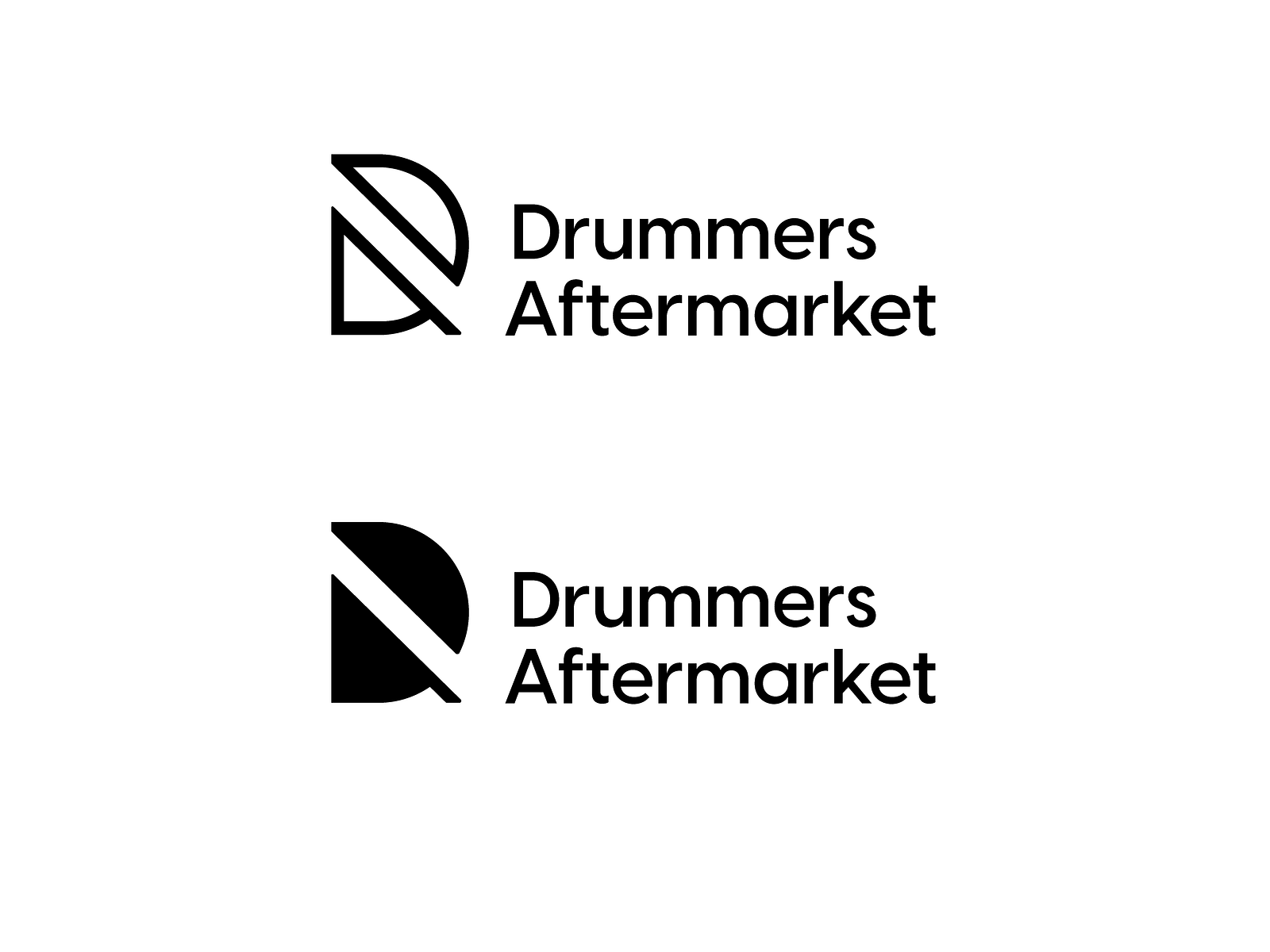 Drummers Aftermarket Logo by Adam Wilson on Dribbble