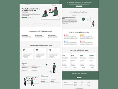 TechShop - SaaS Website Template by Webplate on Dribbble