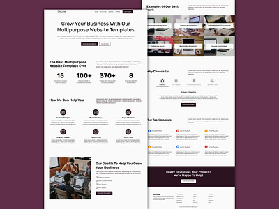 Onelink - Multipurpose Website Template by Webplate on Dribbble