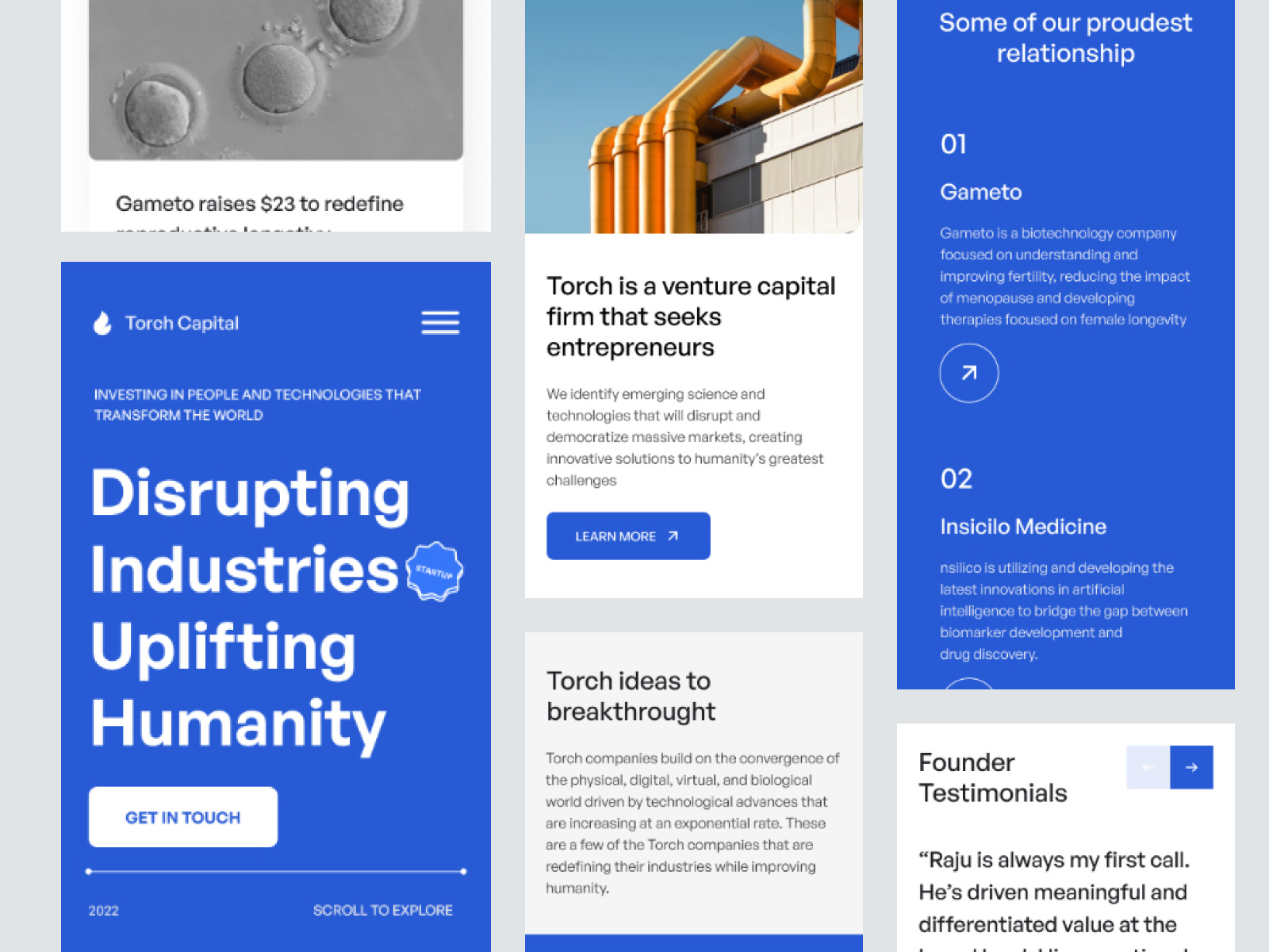 Torch Capital - Venture Capital Landing page by Elux UI/UX for Elux ...