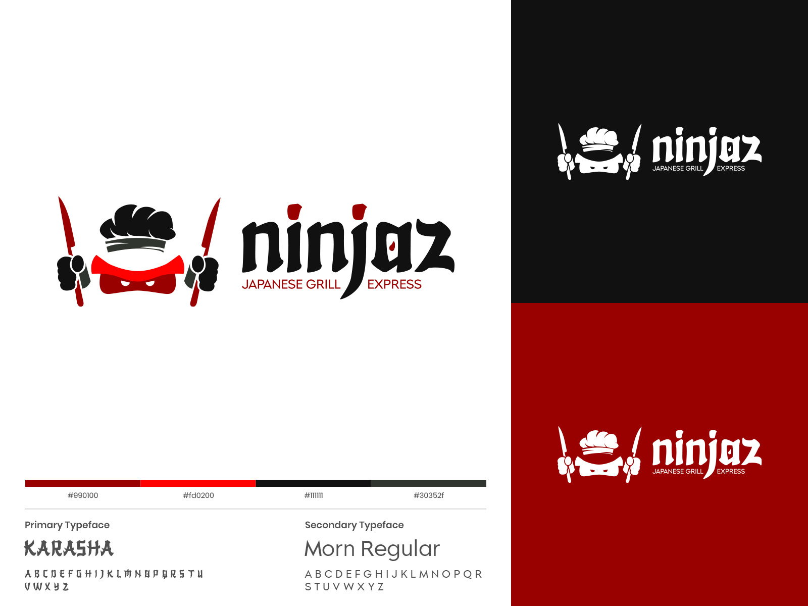 Ninja Japanese Grill Express | Logo Design by Syed Ashir Chowdhery on ...