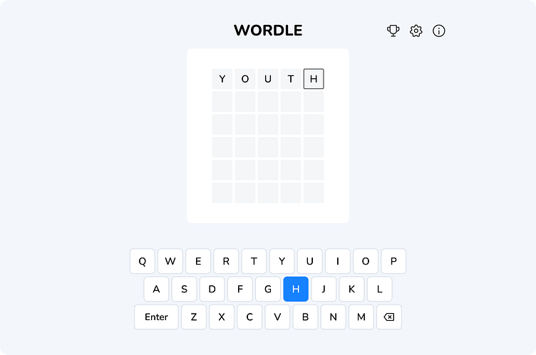 Wordle Redesign by Kseniia Shikhova on Dribbble