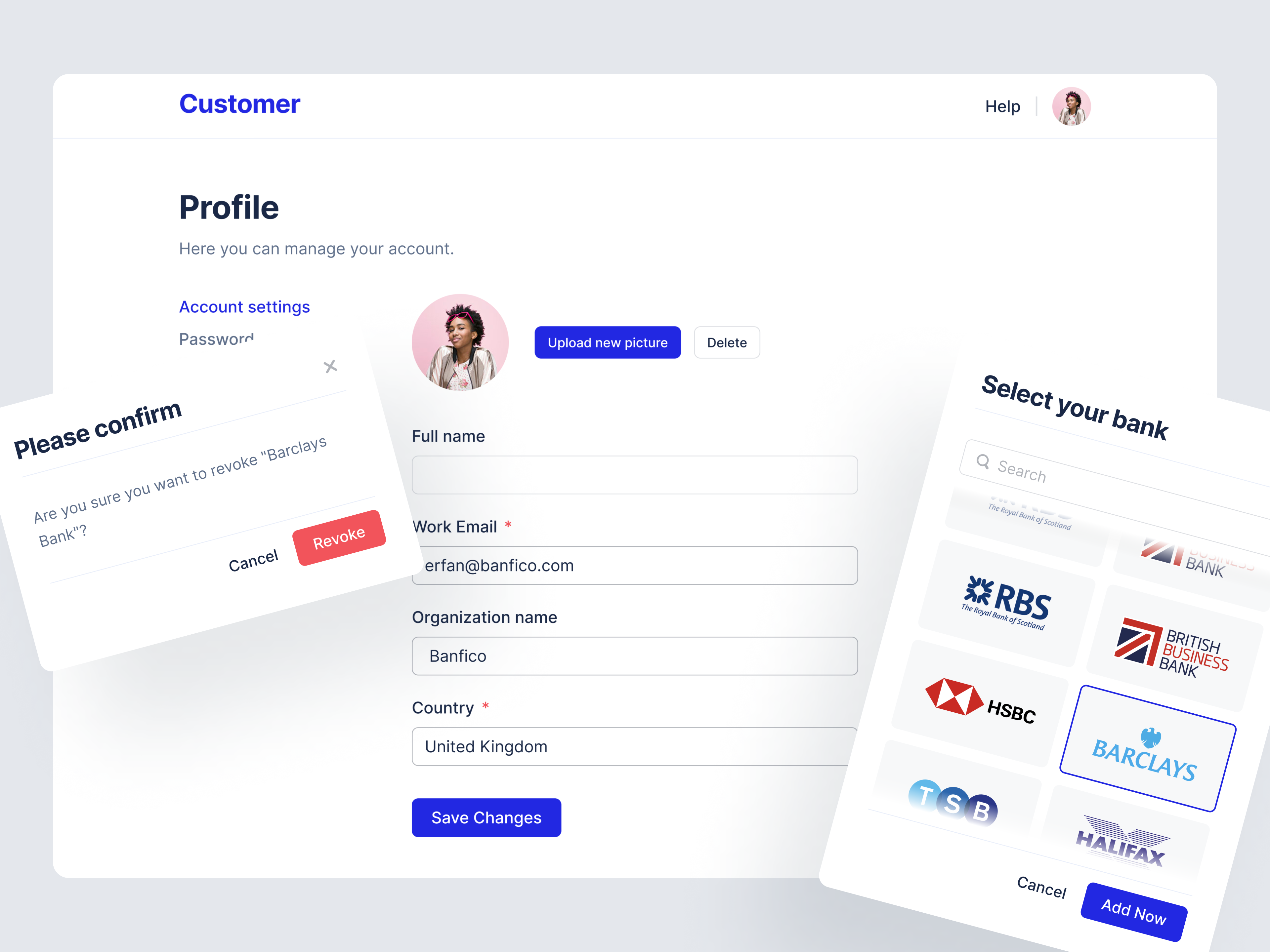 Developer Portal Profile Interface by Pentaclay on Dribbble
