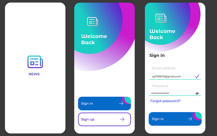 sign page UI by Aditya kumar pandey on Dribbble
