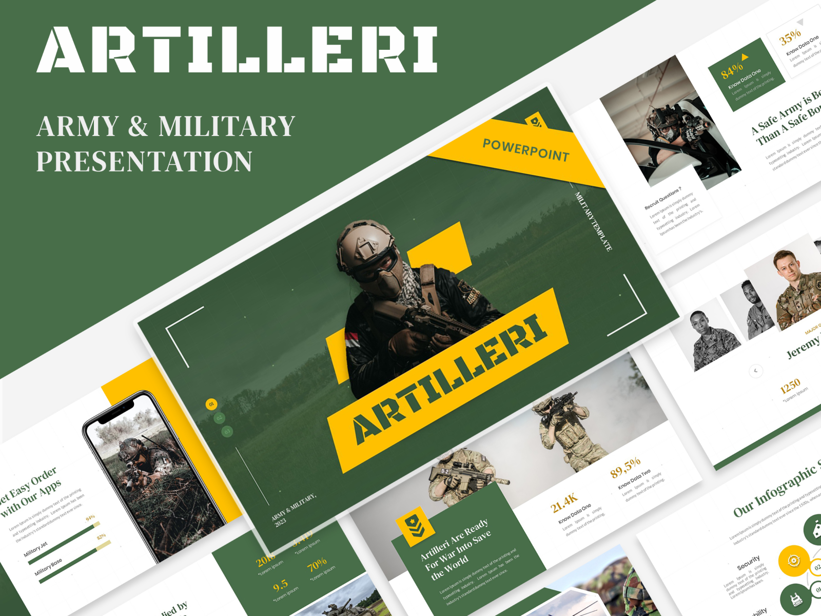 Army Powerpoint Template