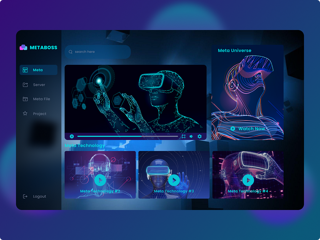 Metaverse website design by Sarwar Jahan Rimon on Dribbble