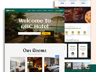 Hotel UI designs, themes, templates and downloadable graphic elements ...