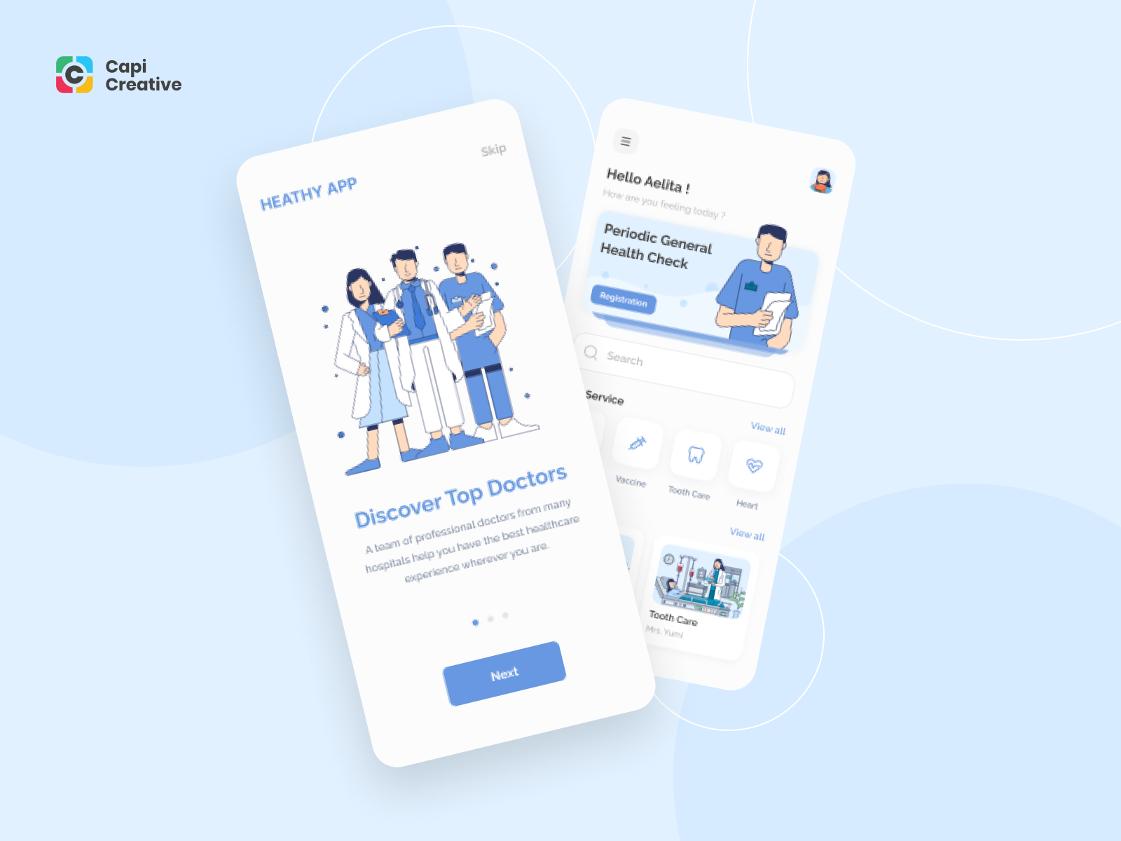UI Health Concept by Capi Product on Dribbble