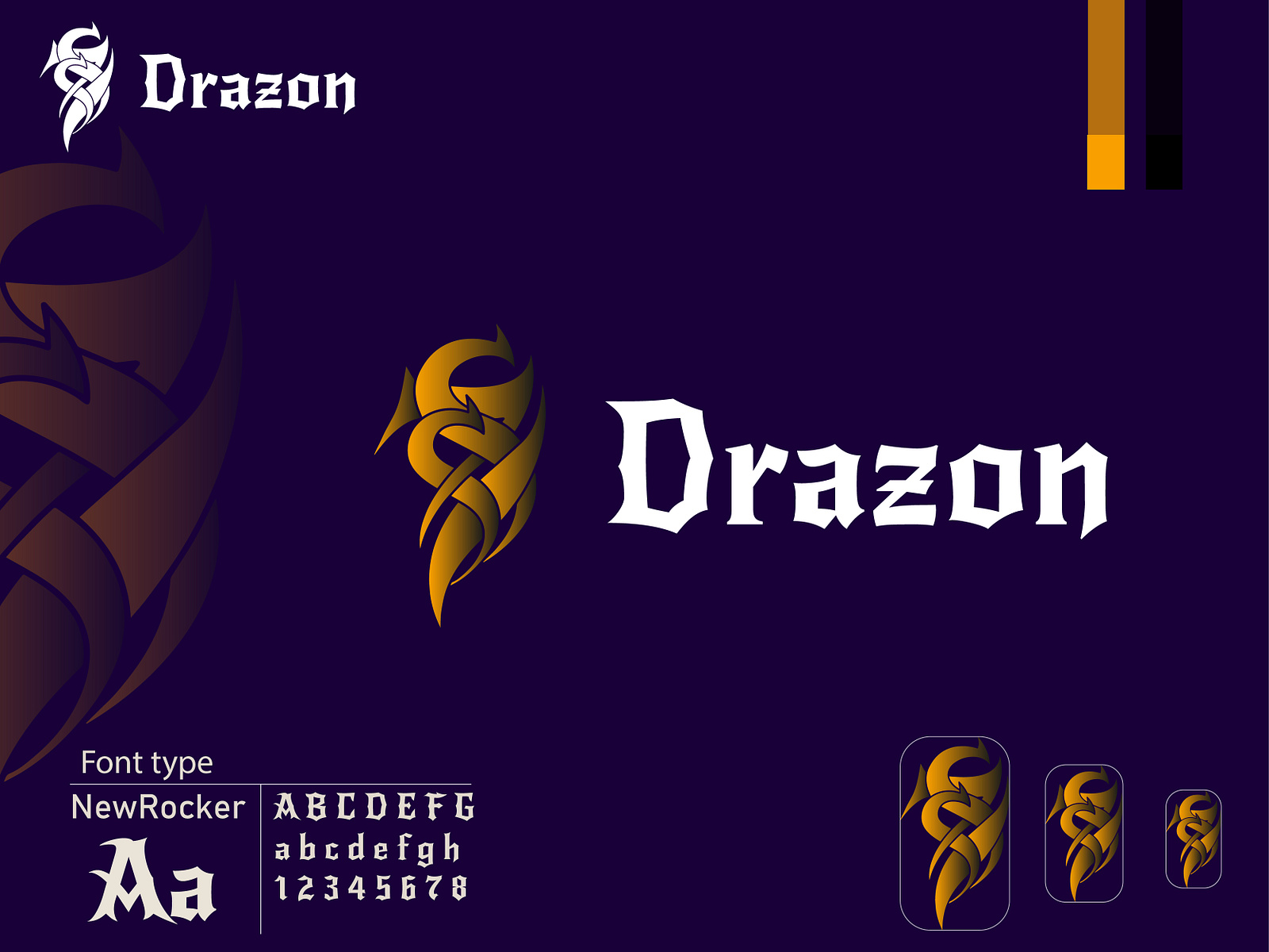 Drazon Logo by Mahadi Hasan Alamin on Dribbble