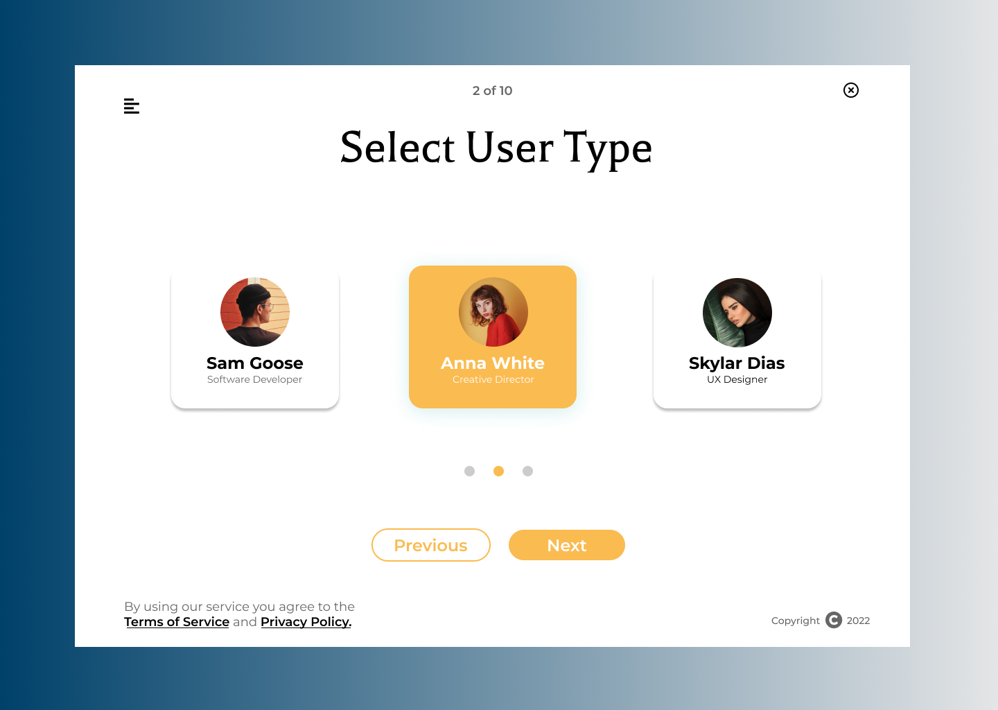 Select User Types Designs | Themes | Templates by My Daily_UI ... Select User Types Designs | Themes | Templates by My Daily_UI ...