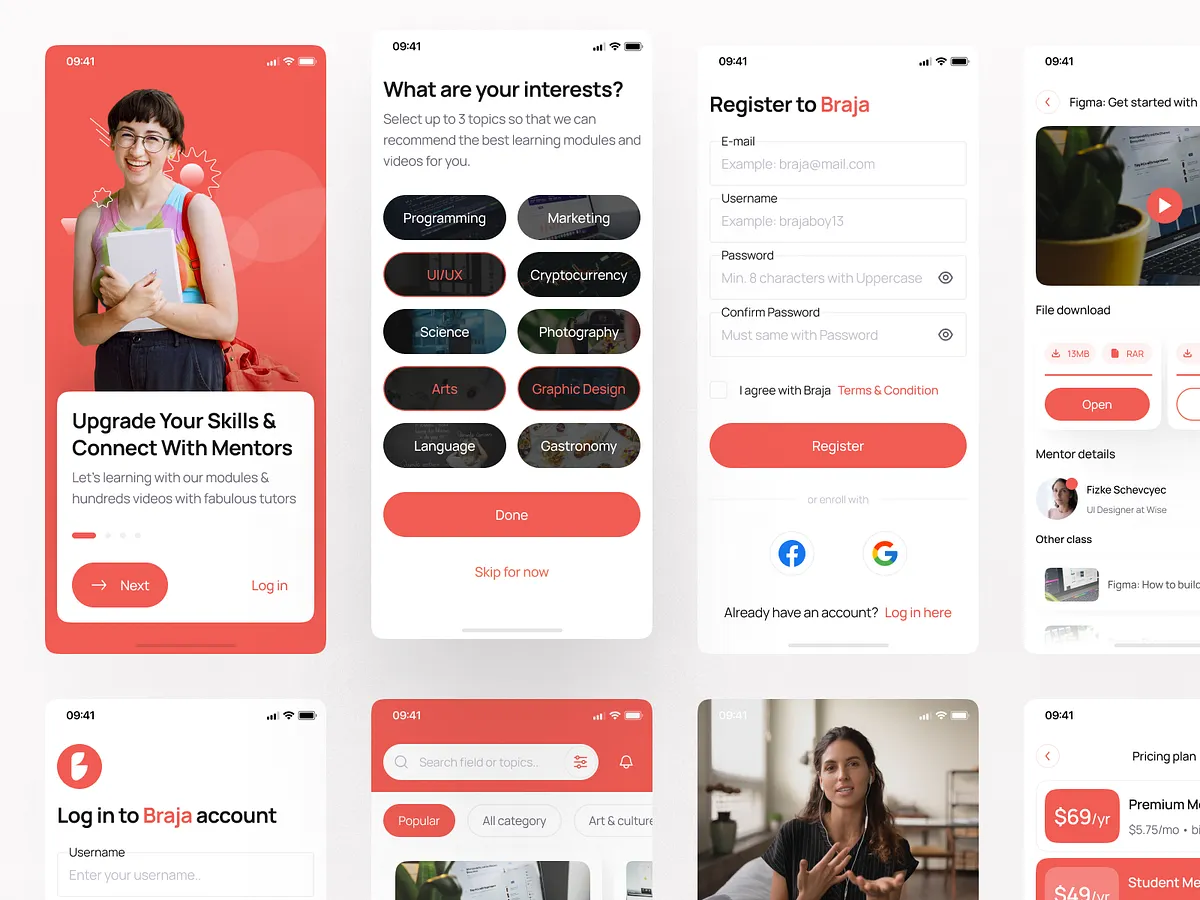 Browse thousands of Learning App Login images for design inspiration | Dribbble
