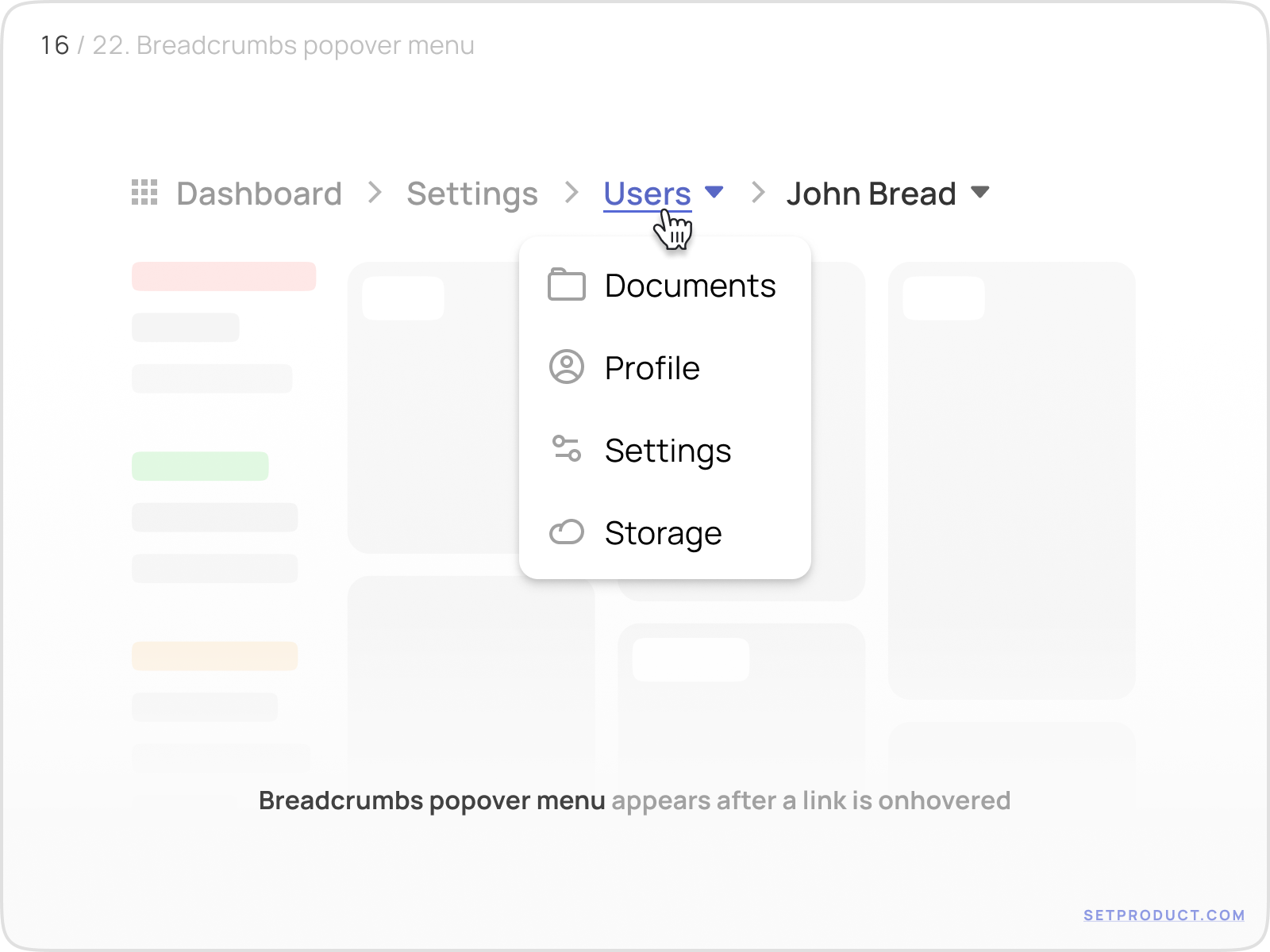 Breadcrumbs Ui Design Guide And Usability Research By Roman Kamushken For Setproduct On Dribbble