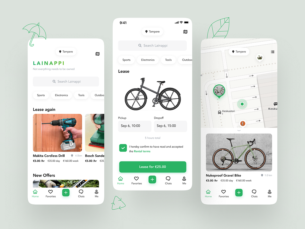Lainappi App: Rental Service for sharing items by Dmitry Lauretsky for ...