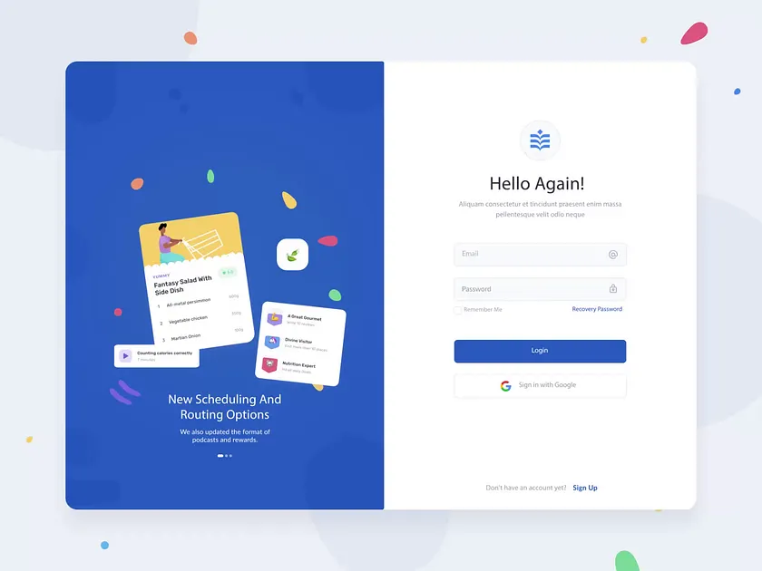 Login Form designs, themes, templates and downloadable graphic elements ...