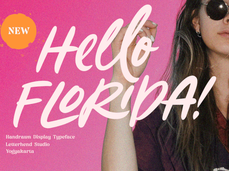 Hello Florida - Handrawn Font by Letterhend Studio on Dribbble