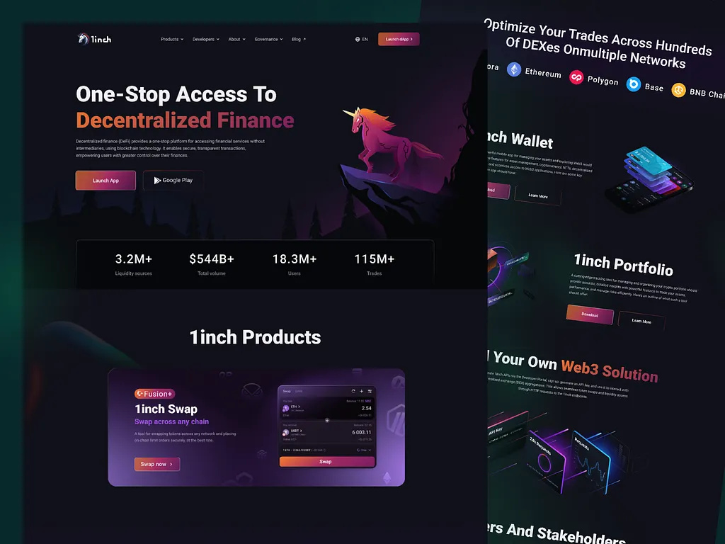 Defi Landing Page. by Abu Raihan ‌ on Dribbble