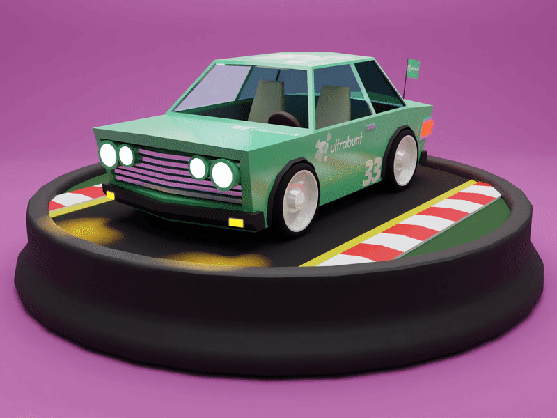 Low Poly Rally Car Animated by Malte Schumacher on Dribbble