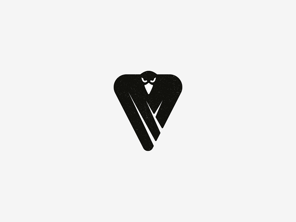 Raven Logo by Piotr Krajewski on Dribbble