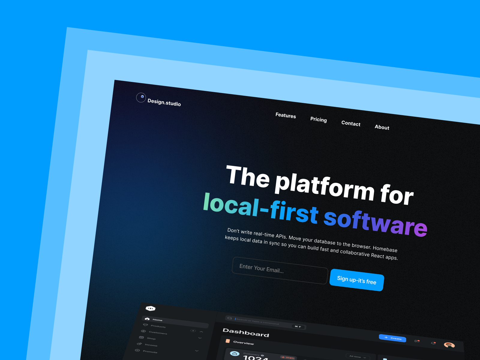 SaaS - Header Design by Karthikeyan Vishnu on Dribbble