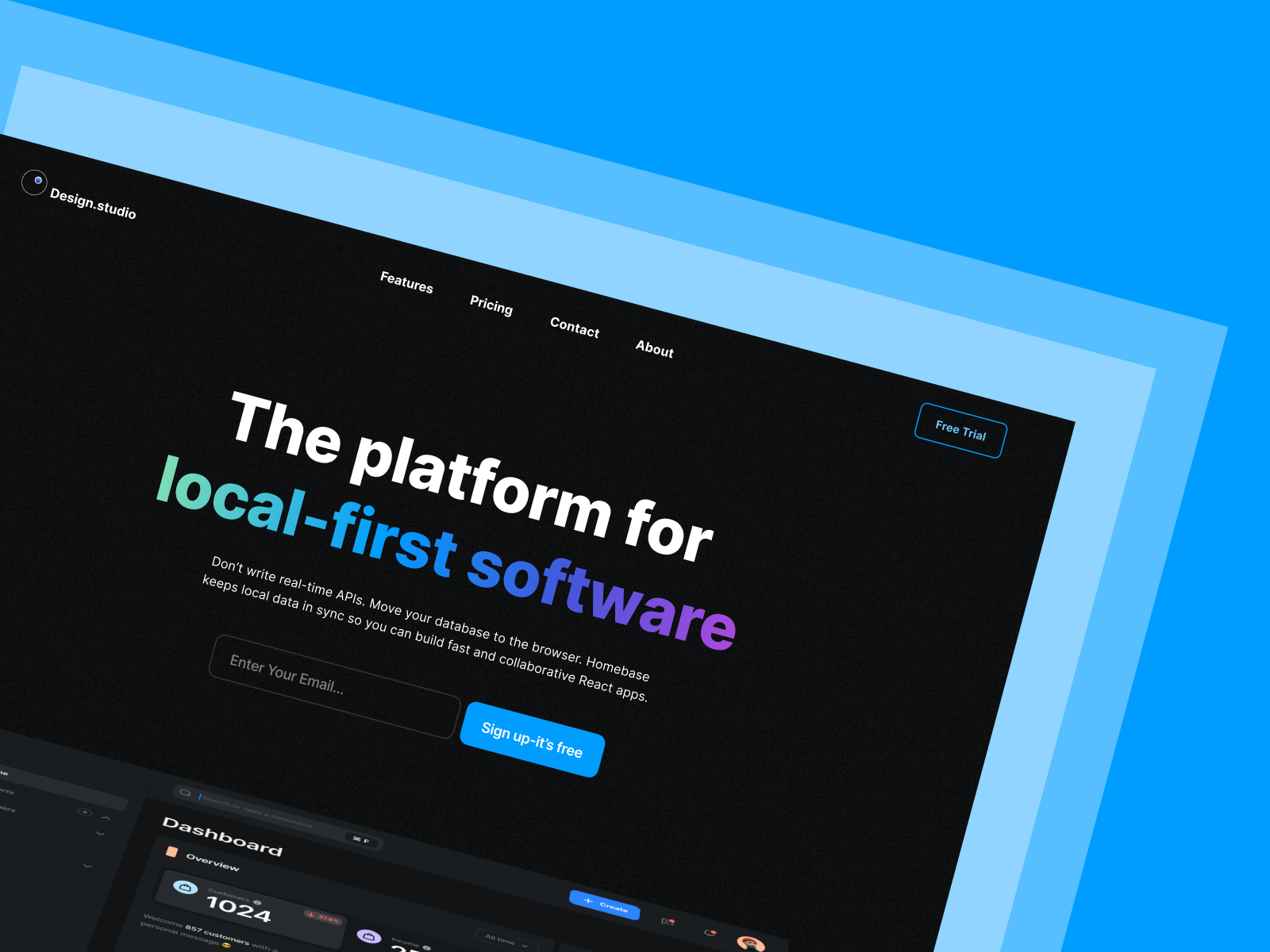 SaaS - Header Design by Karthikeyan Vishnu on Dribbble