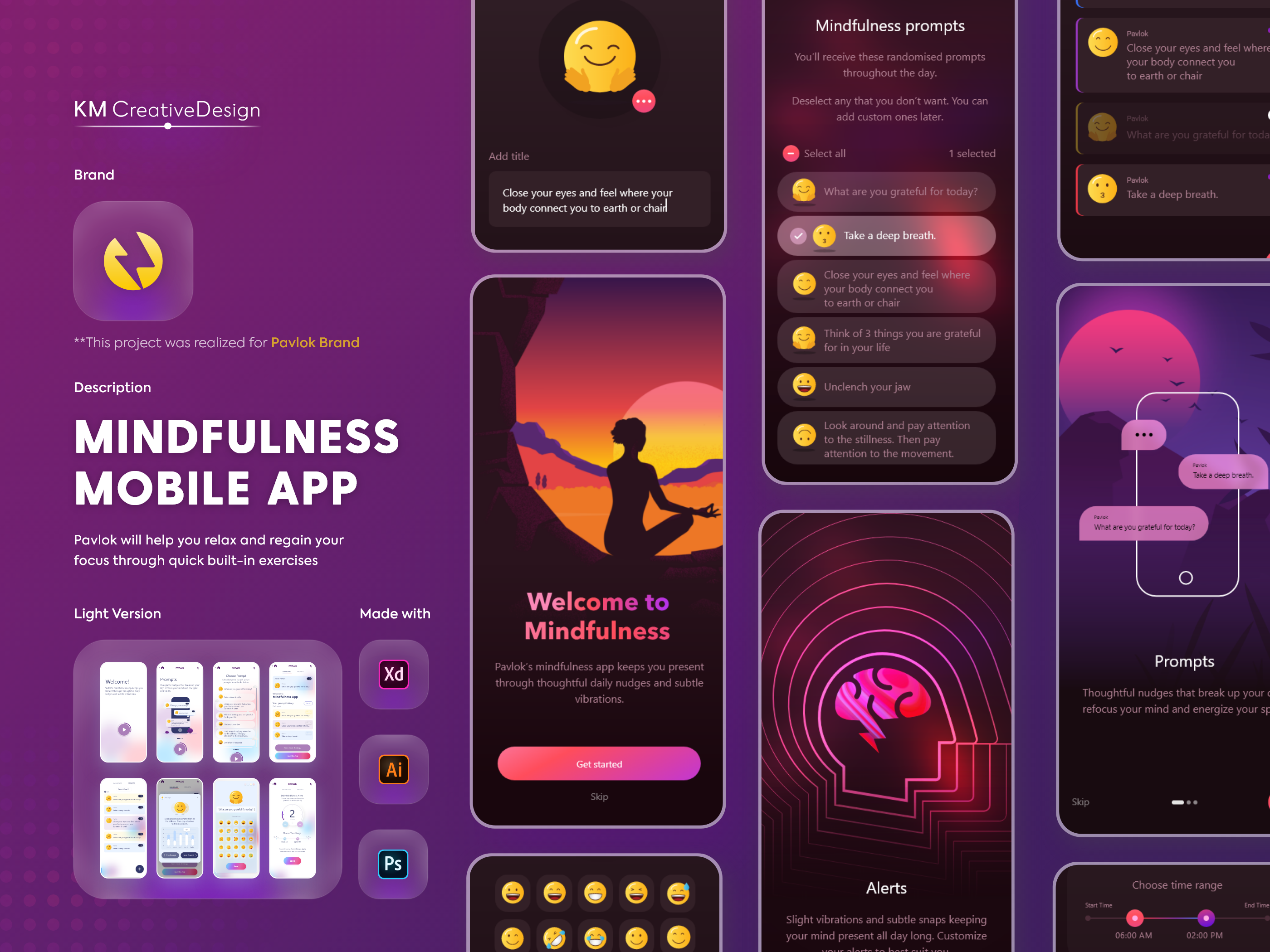 Mindfulness by Kevin Mecaj on Dribbble