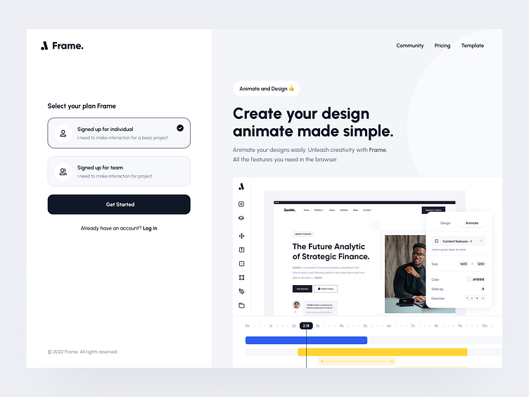 Frame - Dashboard Animation by Barly Vallendito for Dipa Inhouse on ...