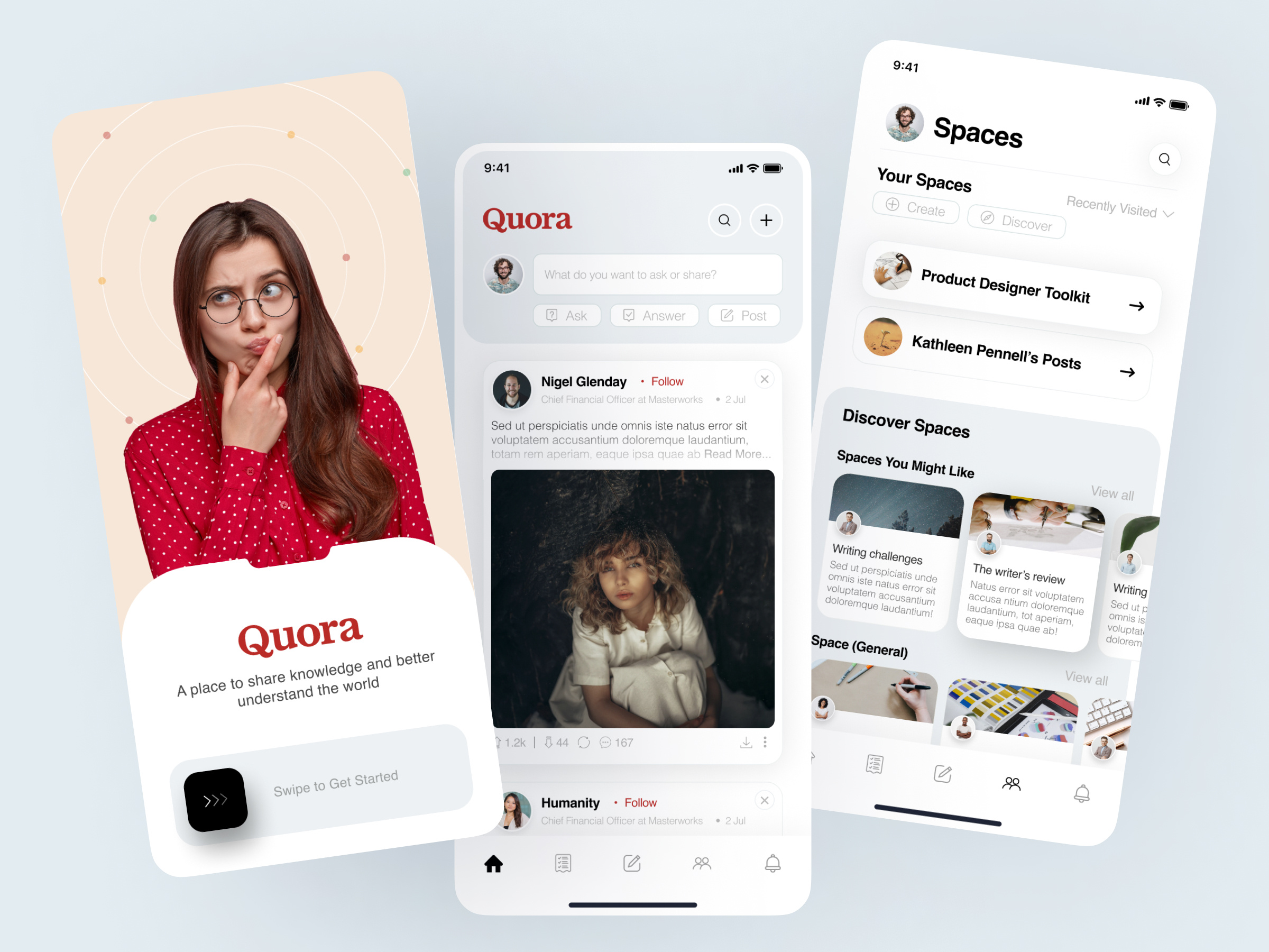 Quora Redesign Exploration || 2022 by Anik Deb on Dribbble
