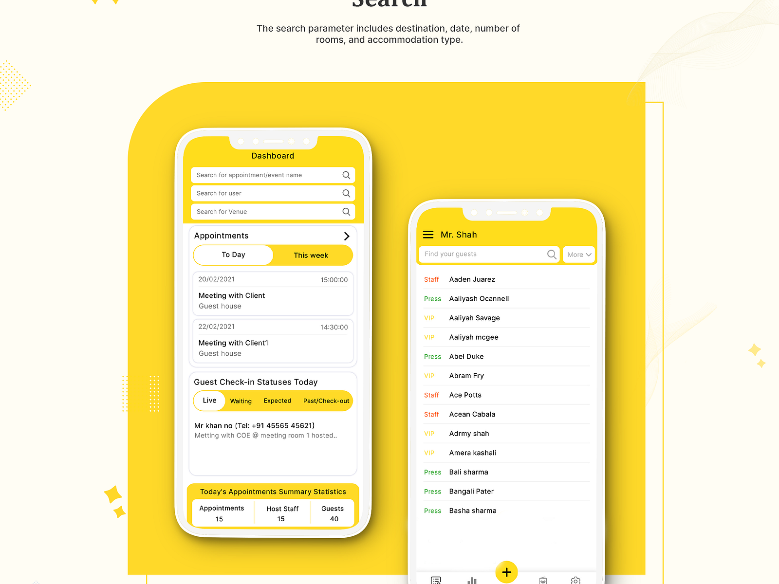 Hotel Management / mobile application by Appretive Infotech on Dribbble
