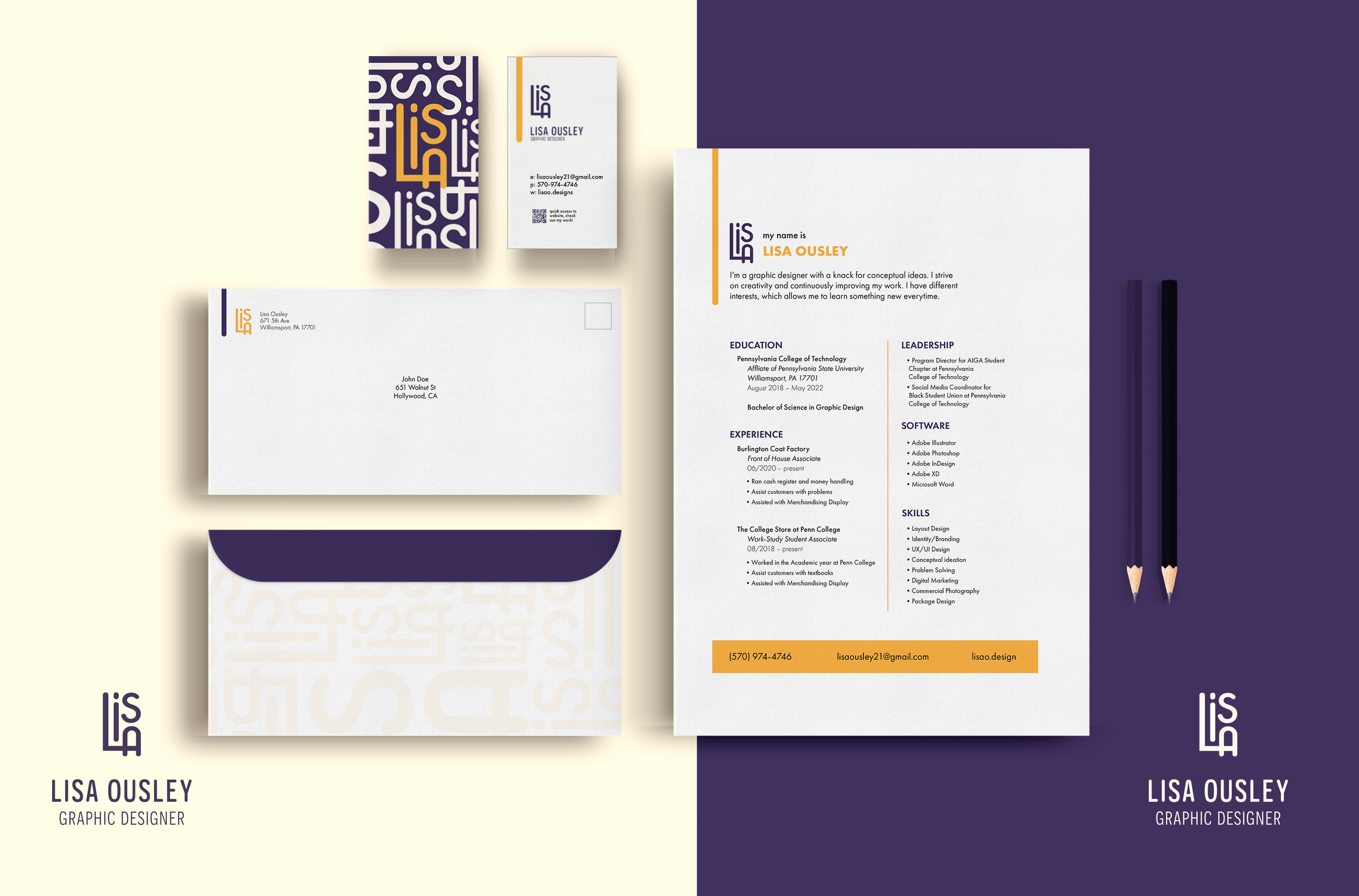 Personal Branding by Lisa Ousley on Dribbble