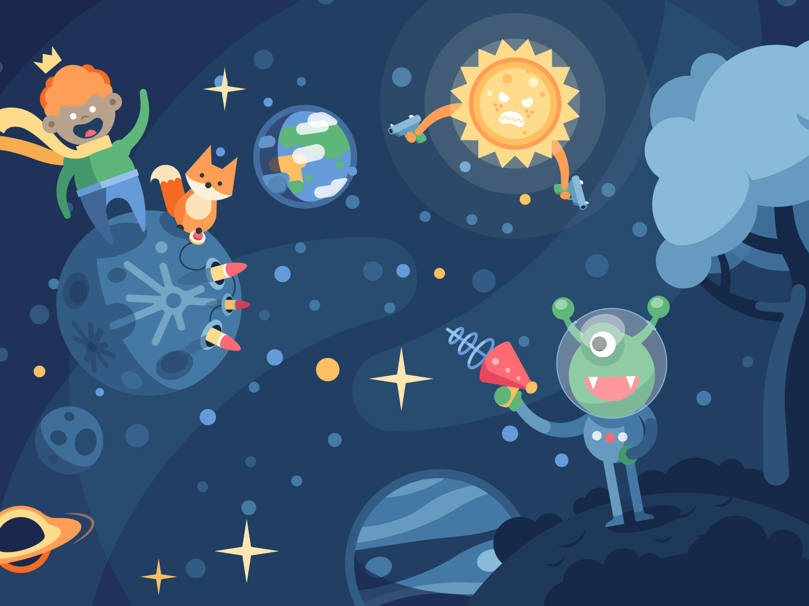 Le Petit Prince Tarantino edition by Dmitriy Mir on Dribbble