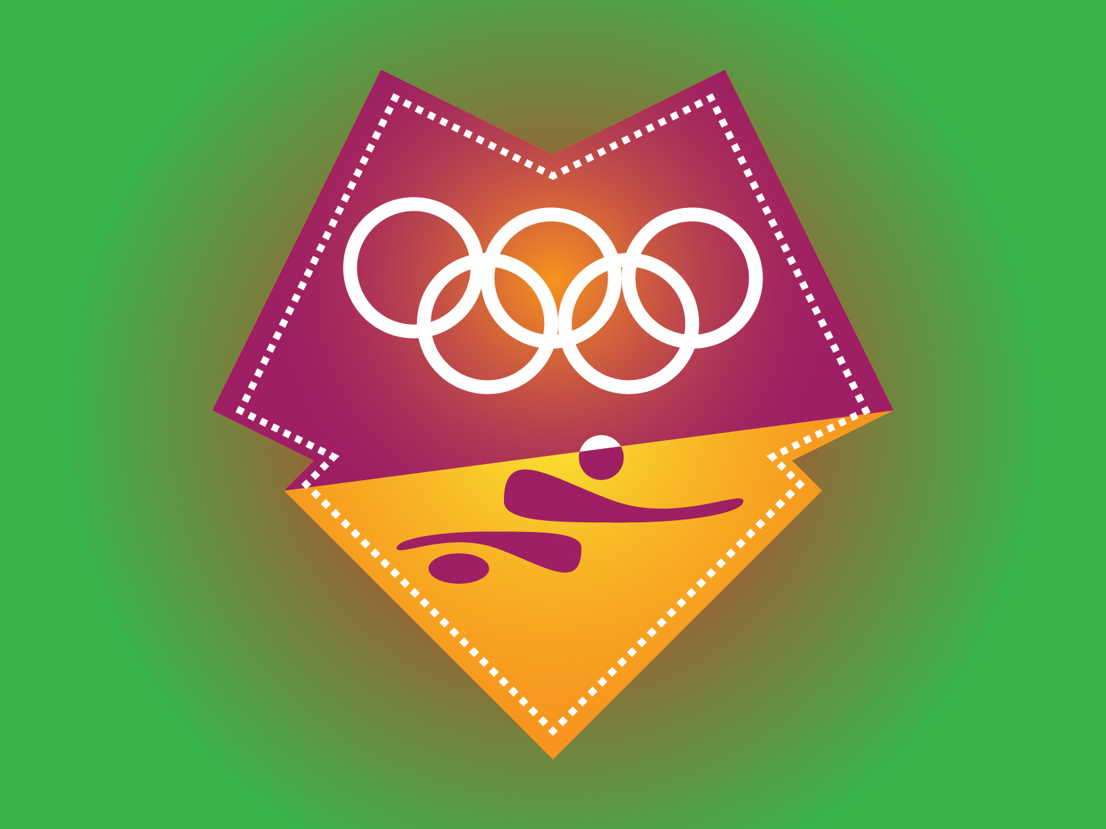 Olympic Badge by Waqas Ali on Dribbble