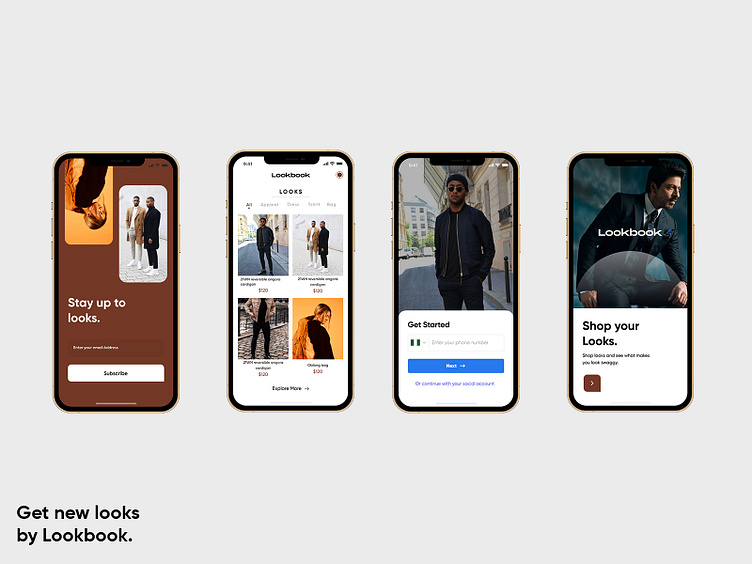 Lookbook app | Shop your looks by MIDNIGHTDESIGNER® on Dribbble