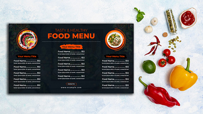 Digital Menu Board designs, themes, templates and downloadable graphic ...