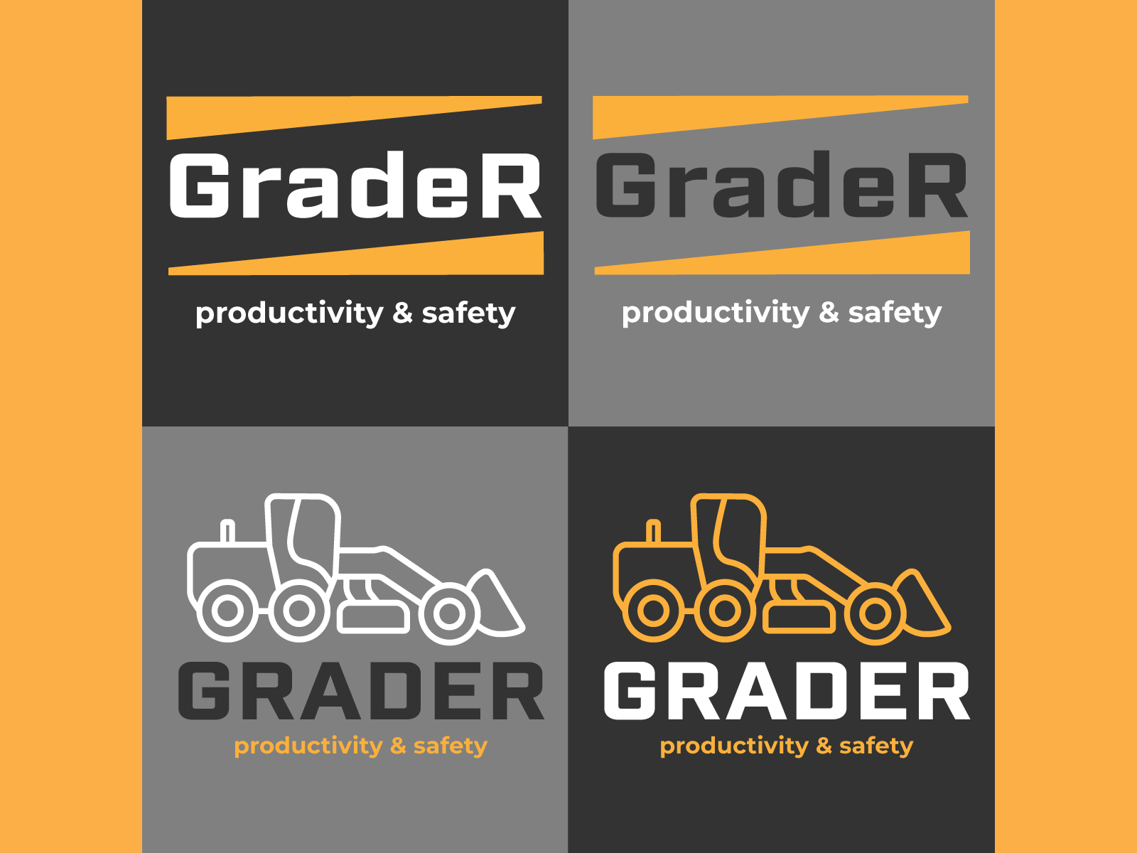 Logo for a rental equipment company by Elena Barskaya on Dribbble