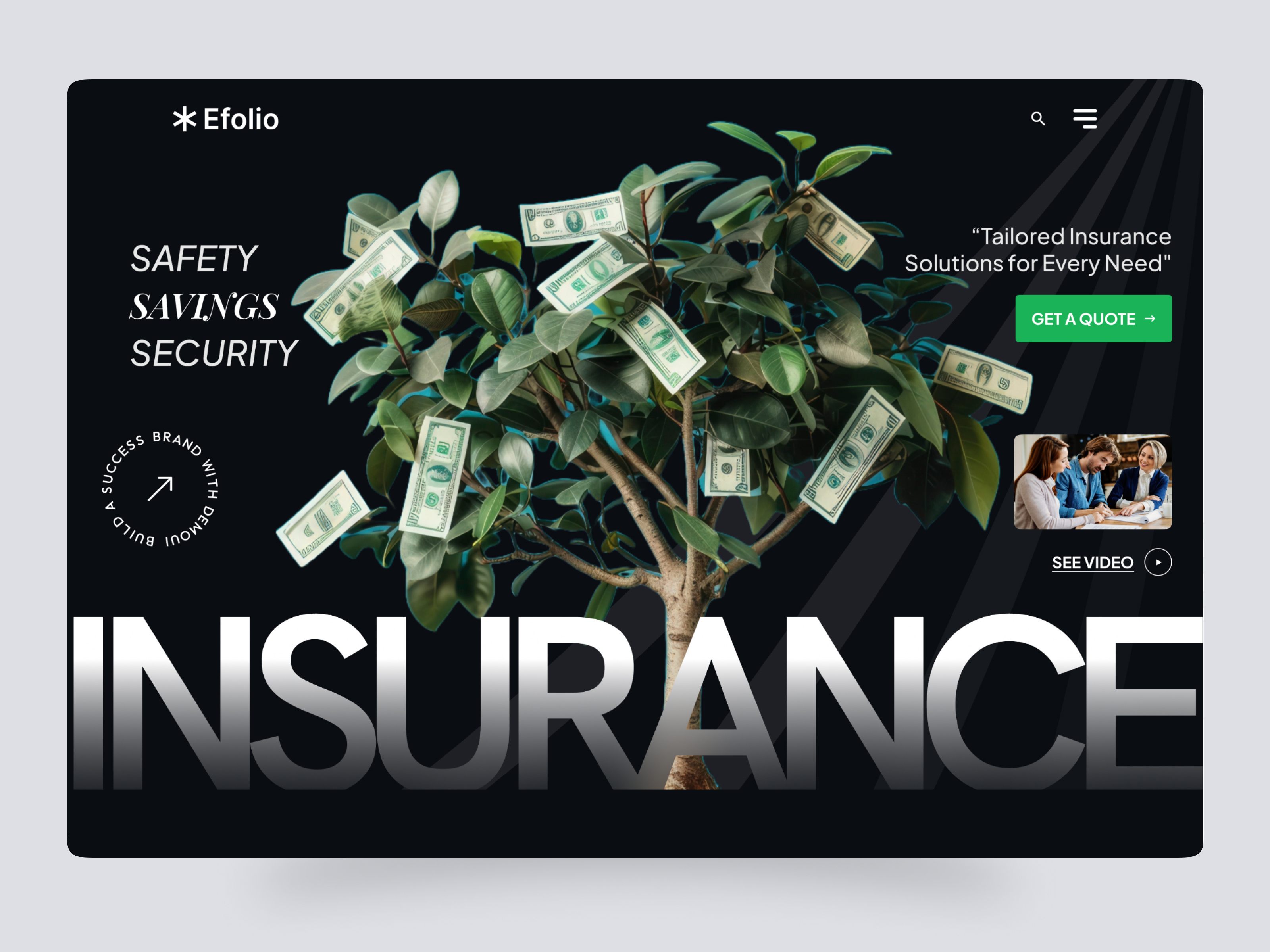 Insurance Company Website Design by FleexStudio | Web Design Agency on ...