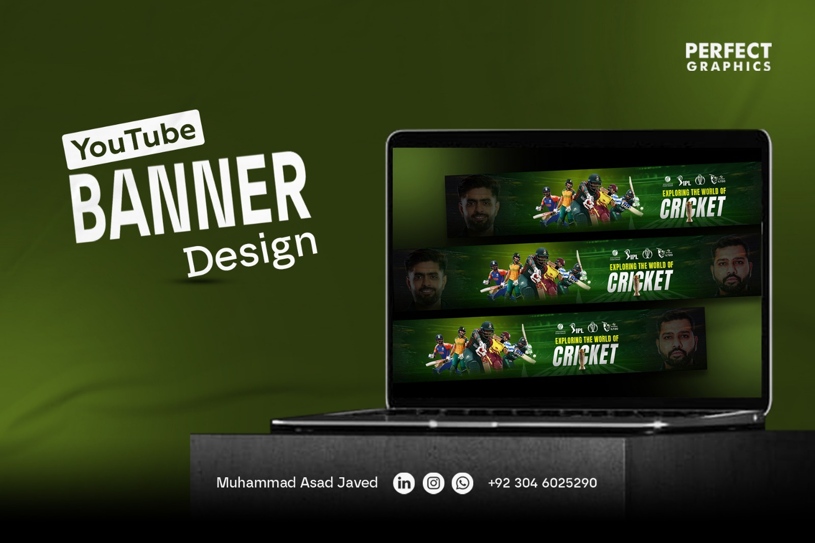 YouTube Banner Design by Muhammad Asad Javed on Dribbble