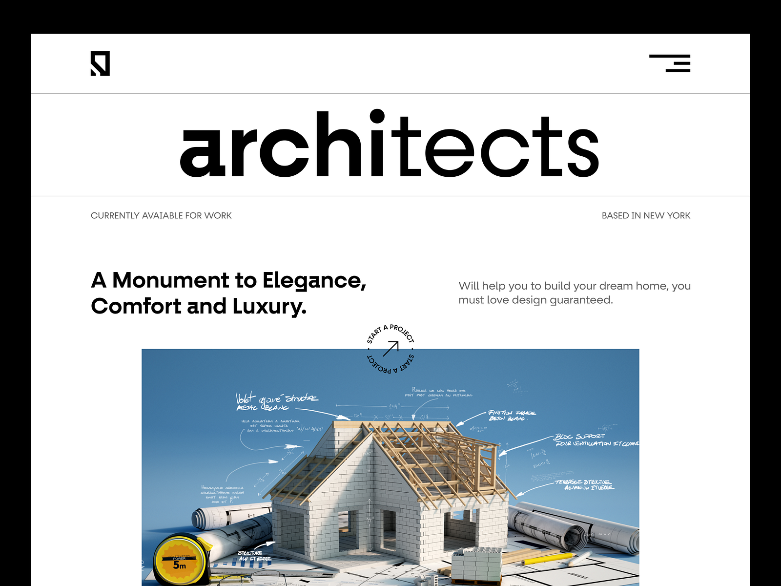 Architecture Website Exploration By Sarfraz Jasim On Dribbble