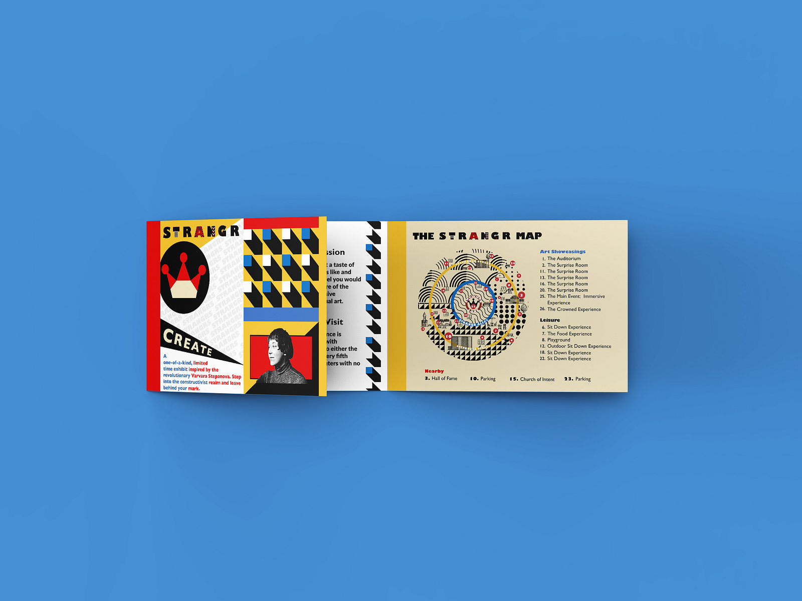 Constructivist Museum Tri-Brochure | Graphic Design by Catherine on ...