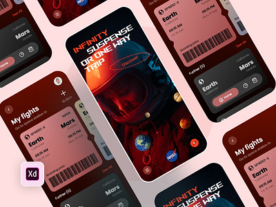 The Space Mobile App Design by SH Shakil 🏅 on Dribbble