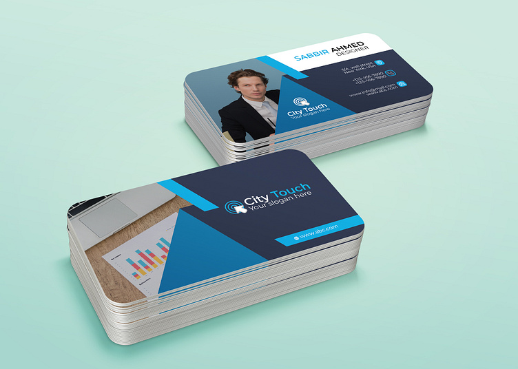 Professional Business Card by sabbir ahmed on Dribbble