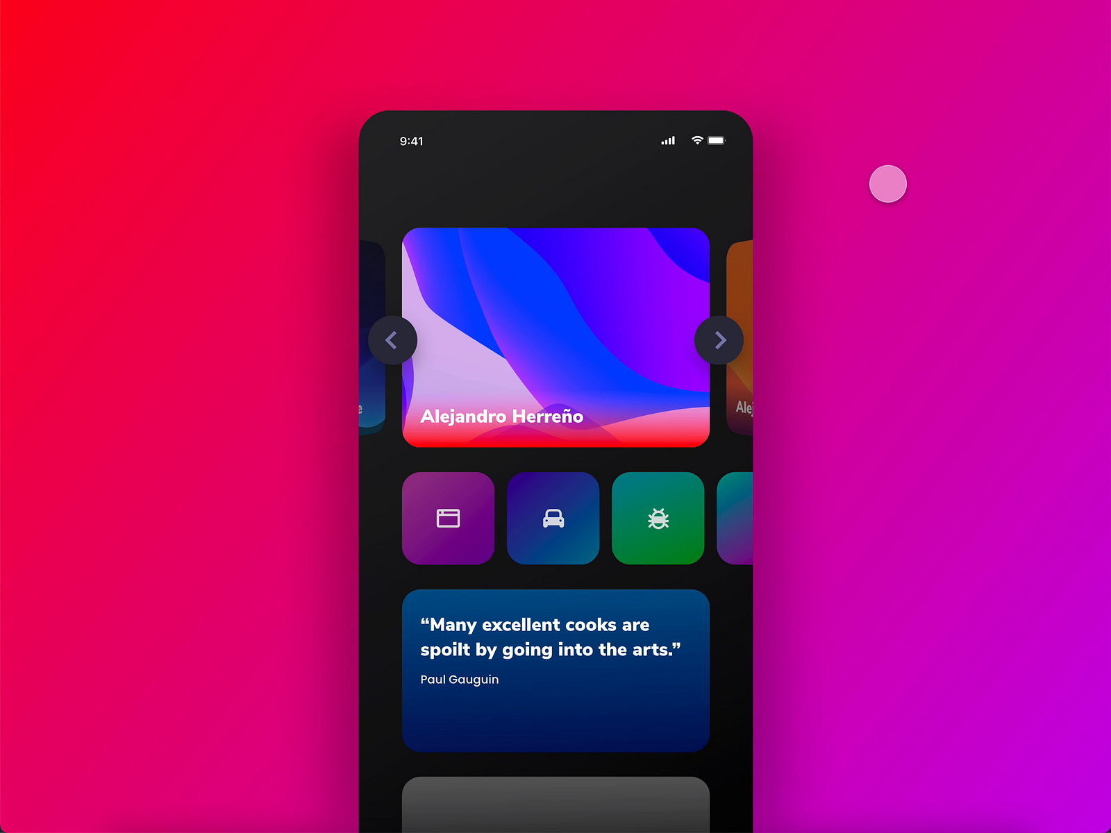 Parallax Effect - UI by Alejandro Herreño on Dribbble