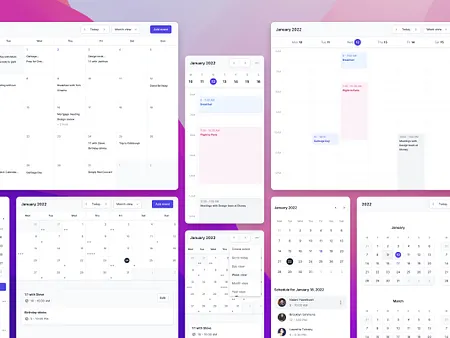 Browse thousands of Calendar UI images for design inspiration | Dribbble