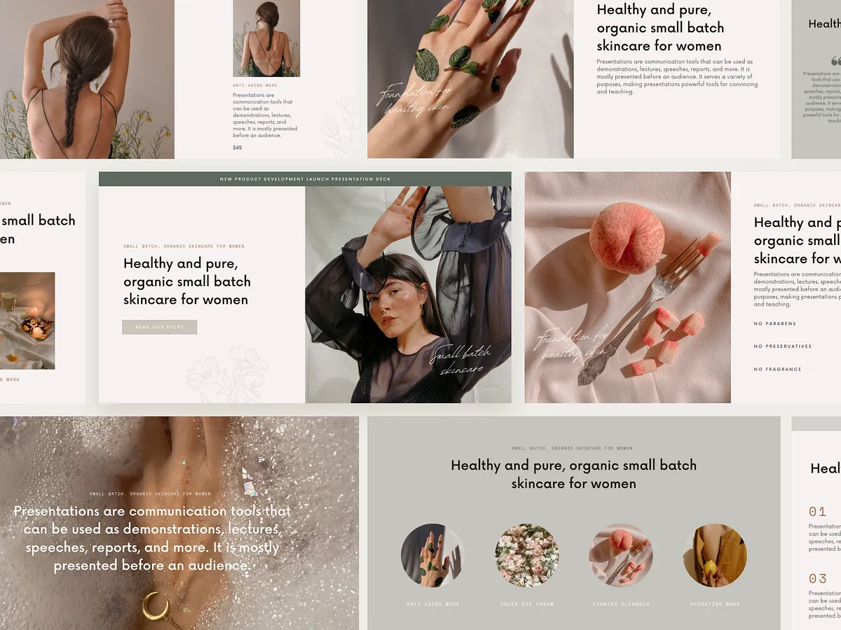 Browse Thousands Of Skincare Presentation Images For Design Inspiration