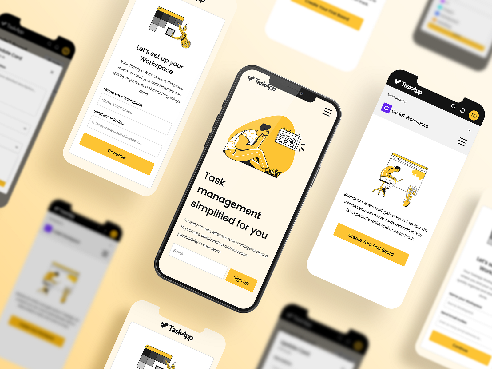 Task App Template by Tunahan Özer on Dribbble